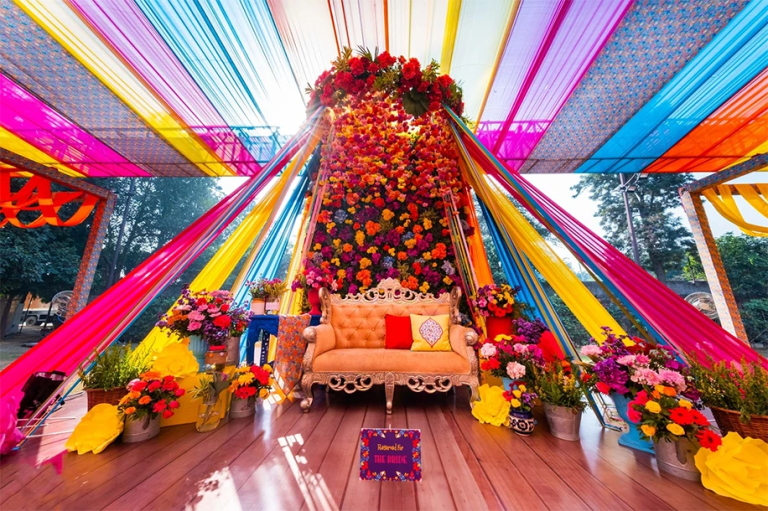Stunning Mehndi Backdrops for Weddings: Top Ideas to Dazzle Your Guests