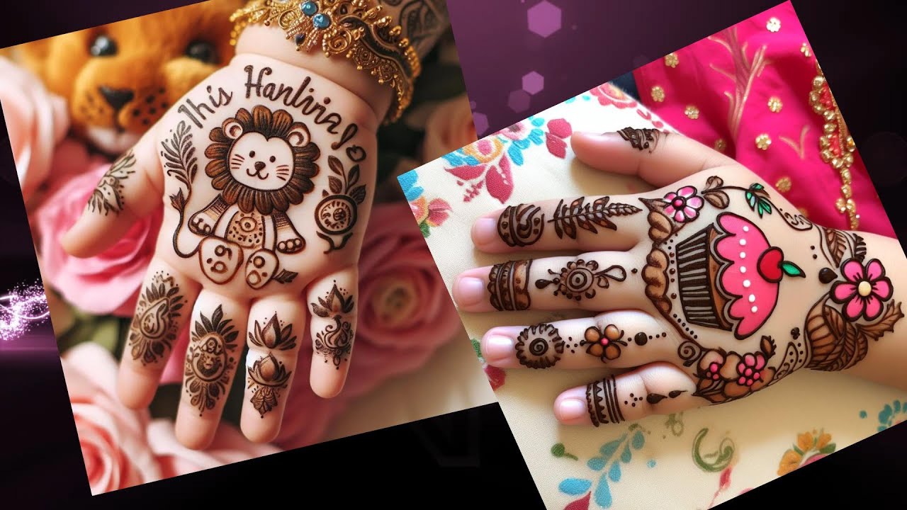 Top Easy & Beautiful Mehndi Designs for Kids